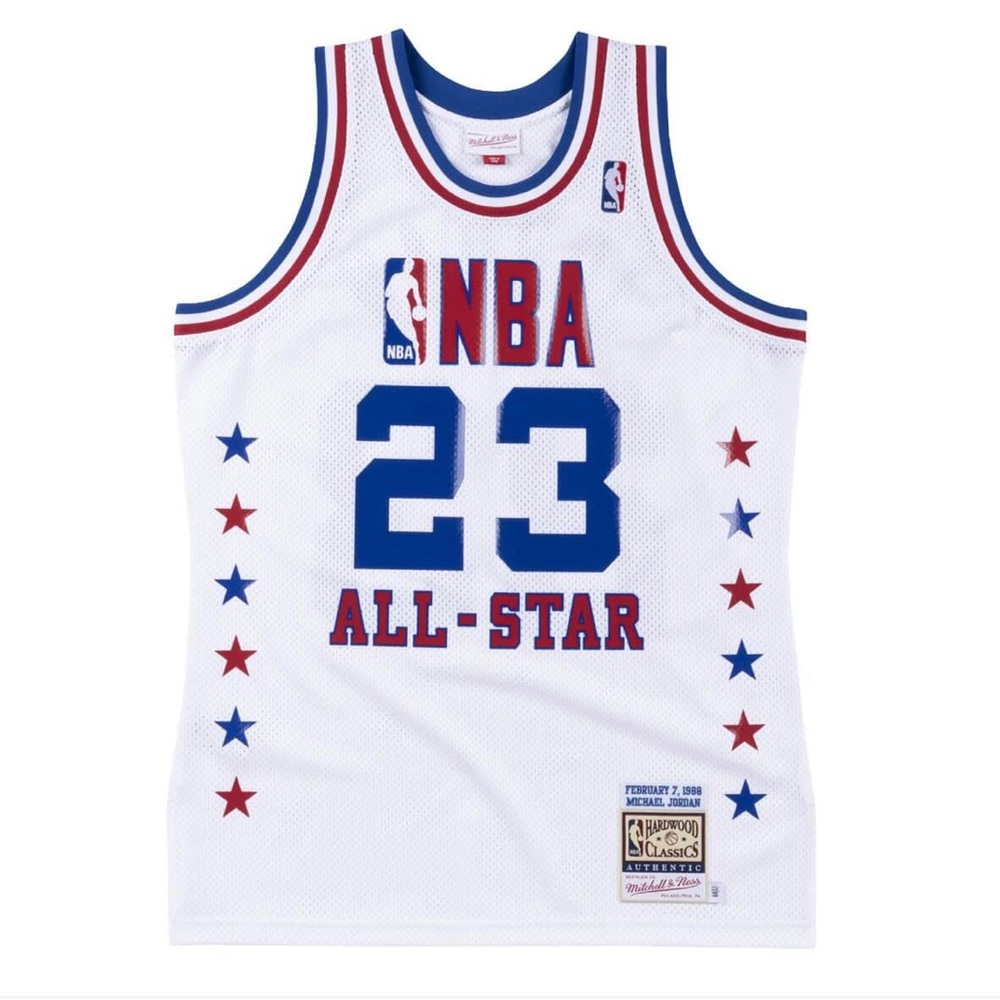 Michael Jordan Mitchell & Ness 1989 All Stars Jersey … - Gem